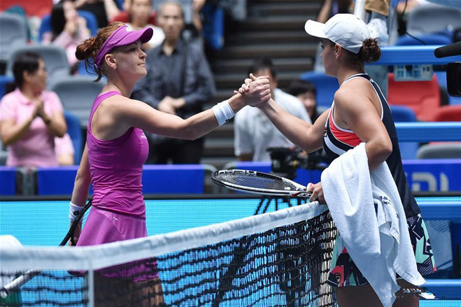 Highlights of WTA Wuhan Open singles 3rd round